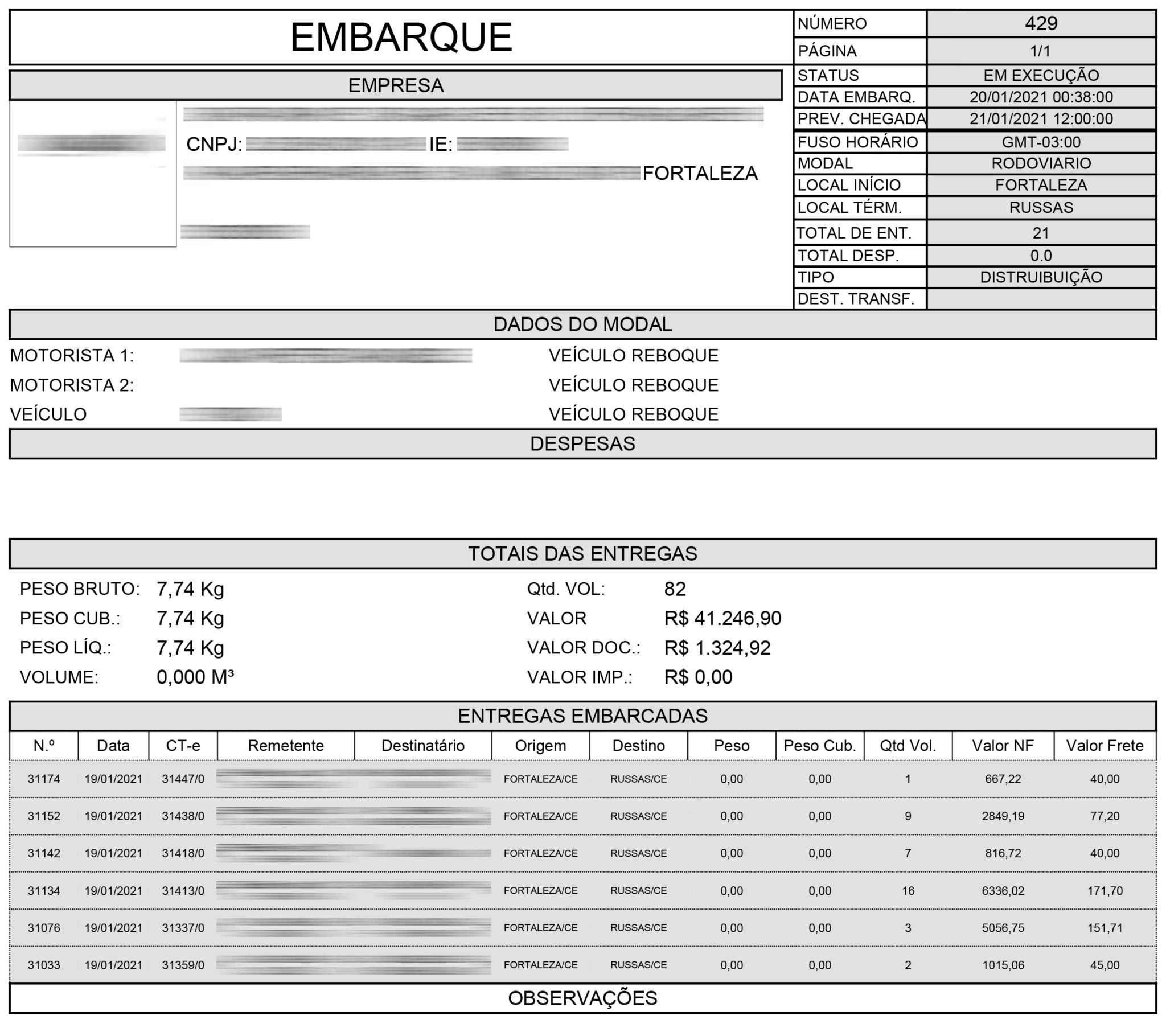 O que é romaneio de carga? Saiba sua importância e como emitir!